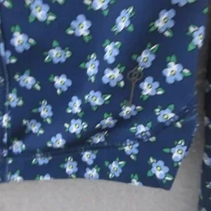 Belyn Key | Tops | Belyn Key Top Small Blue Floral Quarter Zip Outdoor ...